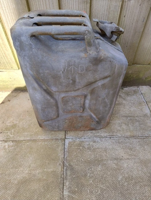 ORIGINAL BRITISH POST Wartime Military Used Jerry Can, 1952. £20.00 ...