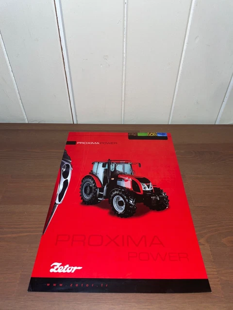 BROCHURE PROSPEKT PROSPECTUS TRACTEUR ZETOR PROXIMA POWER tractor-ursus-traktor EUR 6,99 ...