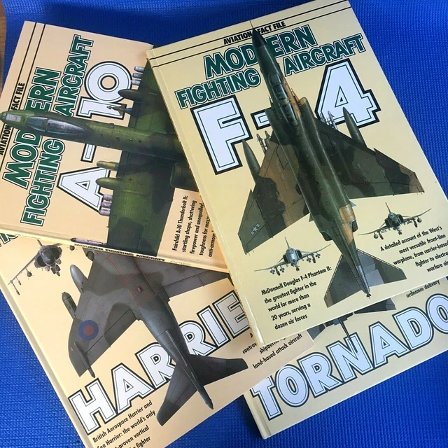 MODERN FIGHTING AIRCRAFT Aviation Fact File Various Titles Salamander ...