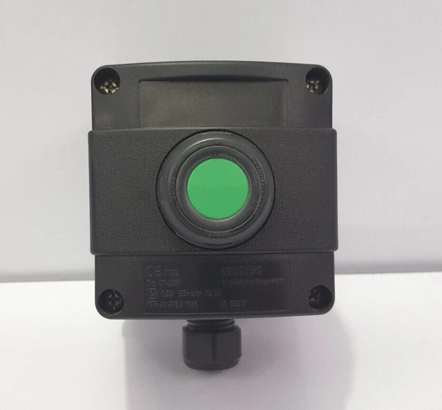 BARTEC COMEX ESTACIÓN de Control Interruptor Pulsador 07-3511 EUR 206 ...