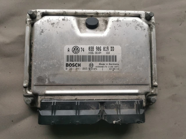 VW GOLF MK4 Bora 1.9 Tdi Engine Ecu 038906019 Dd 0281011065 £29.00 ...