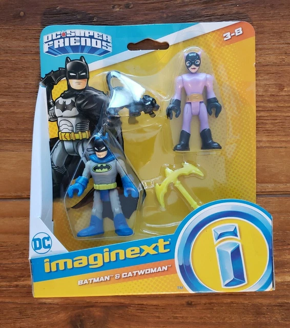 FISHER-PRICE IMAGINEXT DC Super Friends BATMAN & CATWOMAN Figures New ...