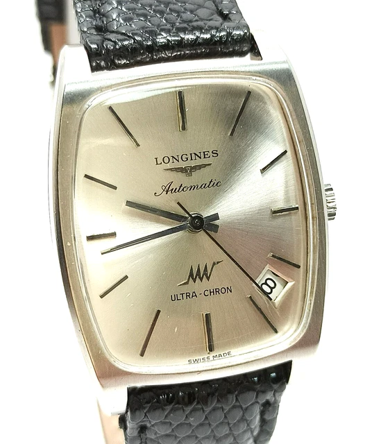 OROLOGIO LONGINES ULTRA Chron automatic watch 36000 high beat stainless ...