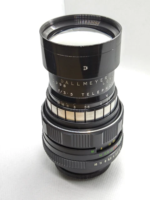 RAREST CINEMA LENS Dallmeyer Telephoto 6" (152mm) F3.5, Leica M39 LTM ...