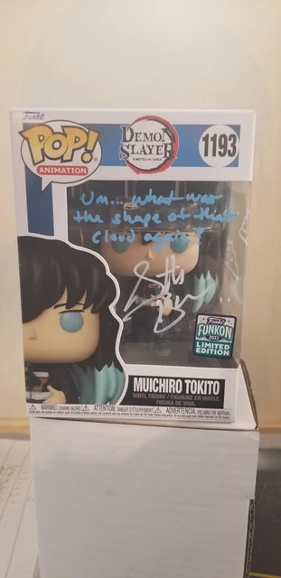 FUNKO POP MUICHIRO Tokito Demon Slayer 1193 Signed JSA EUR 244,86 ...