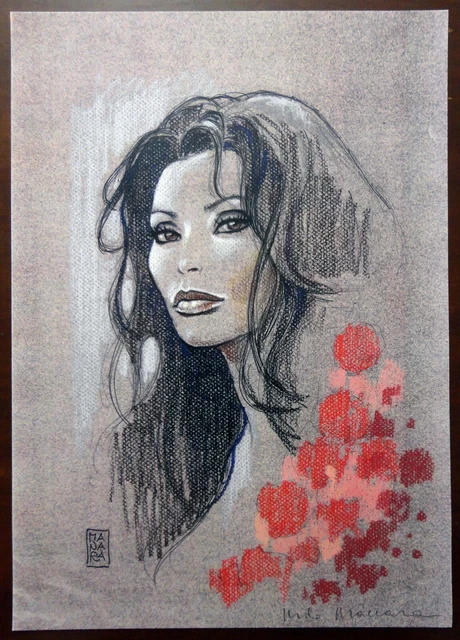 MILO MANARA - Litho "Sophia Loren" - Original and full signed!! 1991 ...