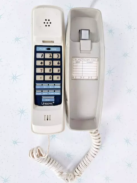 VINTAGE UNISONIC TOUCH Tone Telephone, Push Button Phone, Model 6462 ...