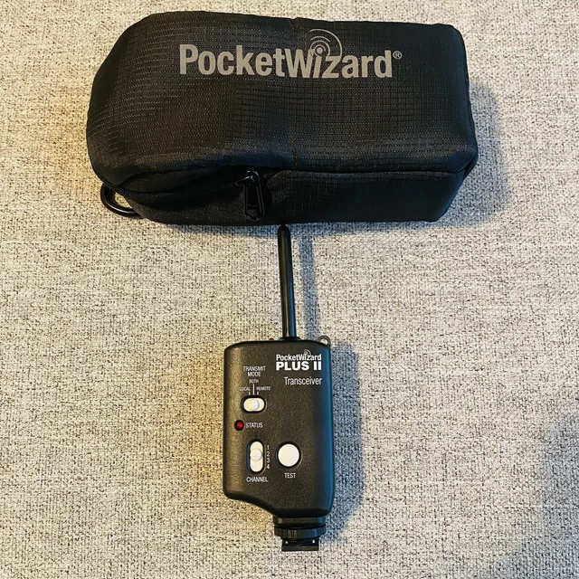 POCKETWIZARD PLUS II Transceiver Pocket Wizard With Genuine Black Case ...