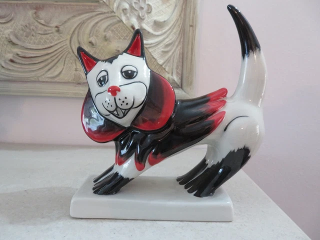 *RARE* LORNA BAILEY 'Fang' The Cat Figure 5.25 Inches Tall *Excellent ...