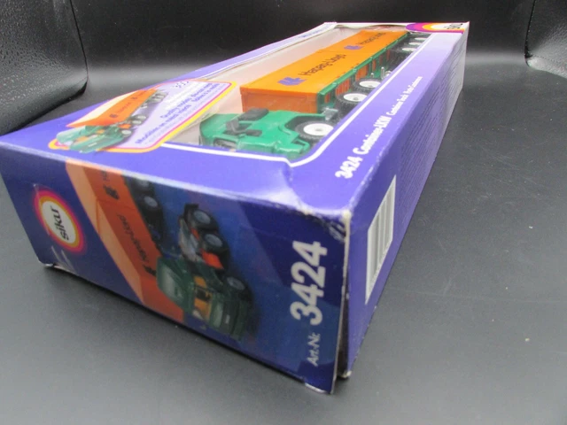 NOS SIKU 3424 container LKW Hapag-Lloyd truck trailer 1:55 scale EUR ...