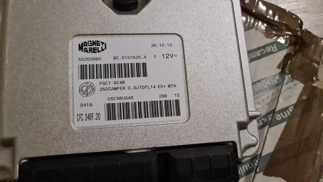 FIAT DUCATO 3.0 JTD MTA Gearbox Control Unit new and genuine 55262990 ...