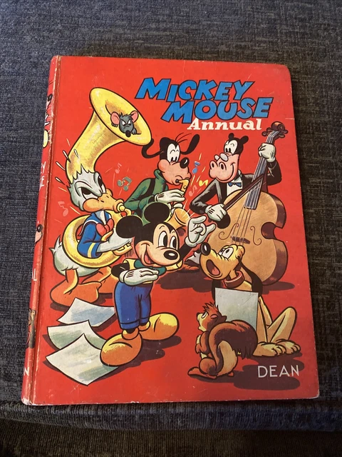 MICKEY MOUSE ANNUAL 1952 - Dean & Sons - Unclipped £9.99 - PicClick UK