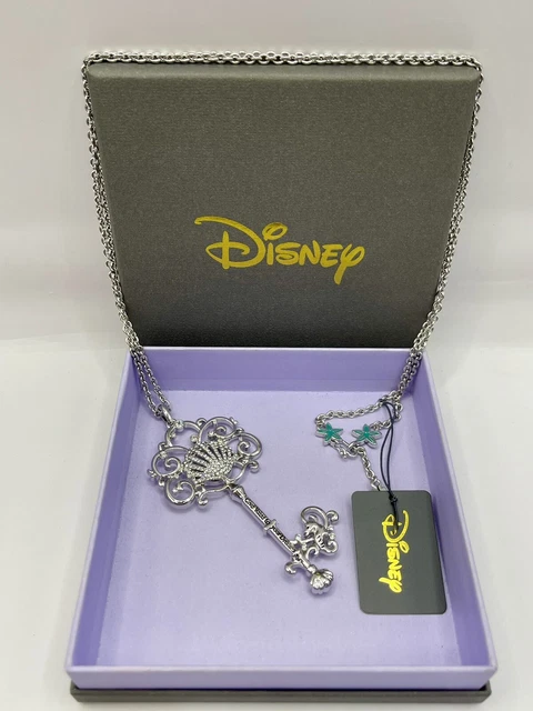 DISNEY COUTURE KINGDOM The Little Mermaid - Ariel Necklace White Gold ...