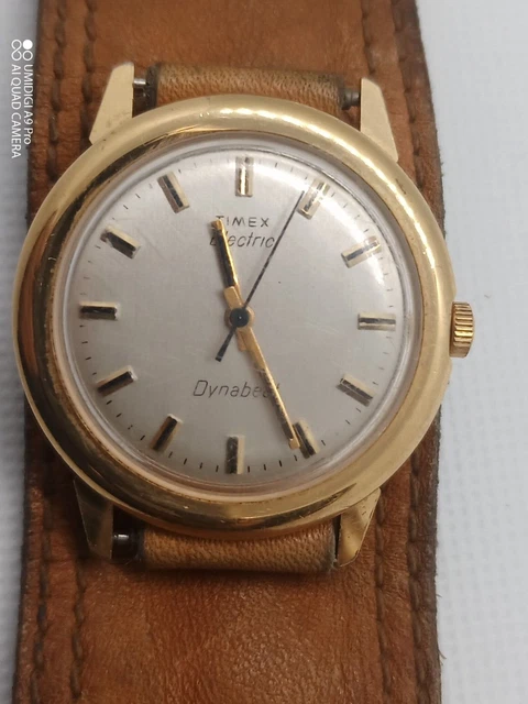 VINTAGE TIMEX ELECTRIC Dynabeat Gold Tone Watch £43.50 - PicClick UK