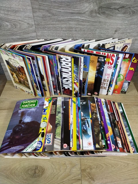 HUGE BUNDLE OF VHS Sleeves Cover Art Job Lot For Crafting Art Upcycling ...