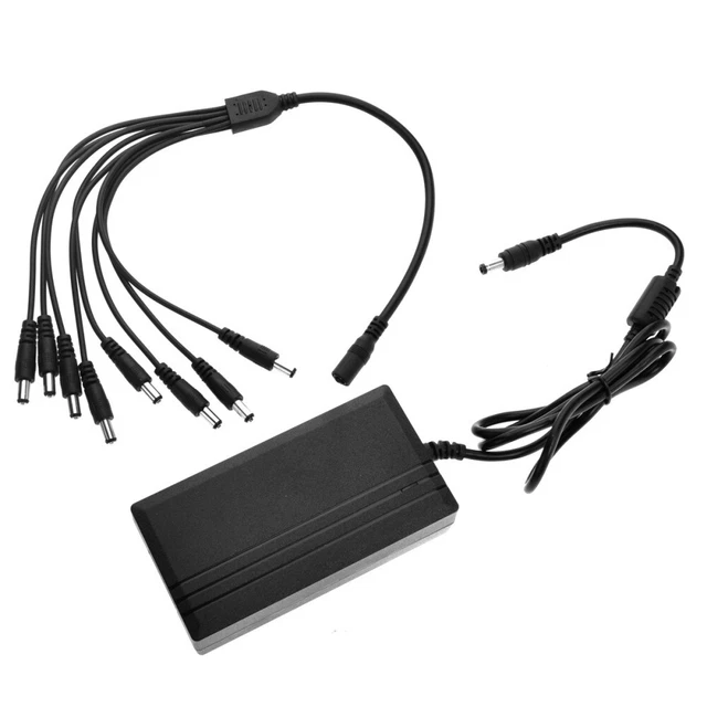 12 V POWER Conversion Line Supply for LED Strip Light CCTV Splitter ...