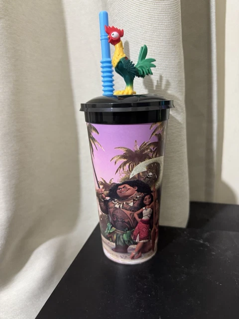 DISNEY MOANA 2 Cinema Drink Cup with Hei Hei Figure Topper | NEW ...