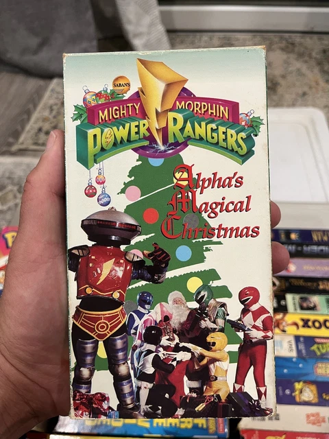 MIGHTY MORPHIN POWER Rangers: Alpha's Magical Christmas (VHS Tape) 1994 ...