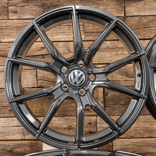 19 POLLICI CERCHI V1 per VW Golf 8 7 6 5 7R 6R R32 Gti GTD GTE ET45 Tcr Grigio EUR 730,92 ...