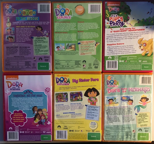 DORA THE EXPLORER Bulk Lot Bundle DVD (DISCS MINT) Movie R4 Kids ...