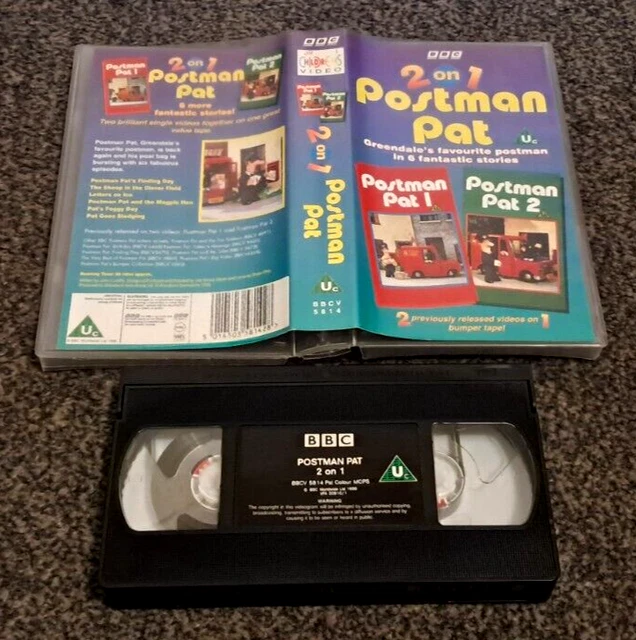 POSTMAN PAT 2 On 1 Bbc Video Finding Day Jess Pal Vhs Video Kids ...