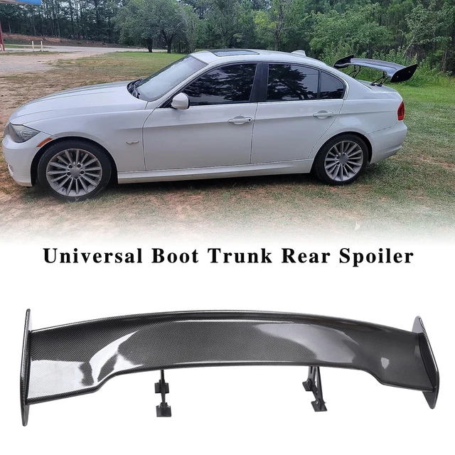 UNIVERSAL REAR SPOILER GT Style Boot Trunk Racing Wing Carbon Fiber ...