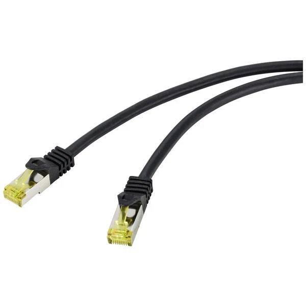 RENKFORCE RF-4995168 RJ45 Cavo di rete, cavo patch CAT 6A/7 S/FTP 20.00 m Nero EUR 38,50 ...