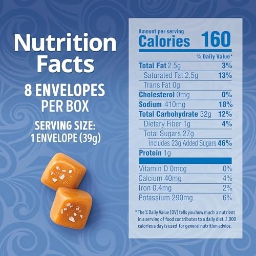 SWISS MISS SALTED Caramel Flavored Hot Cocoa 1.38 Ounce (Pack of 8 ...