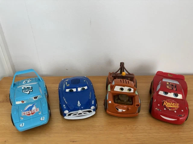 DISNEY PIXAR CARS Shake N Go 2005 Bundle X4 Mattel Sound & Motion ...