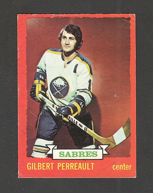 1973-74 GILBERT PERREAULT #70 VG OPC * Carte de hockey étoile Buffalo ...