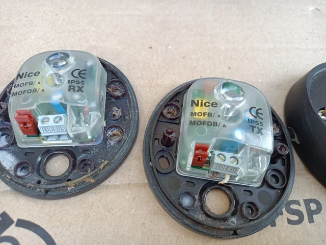 COPPIA DI FOTOCELLULA Fotocellule Nice Mofb/ A Mofob/ A Bluebus Funzionanti EUR 25,00 - PicClick IT