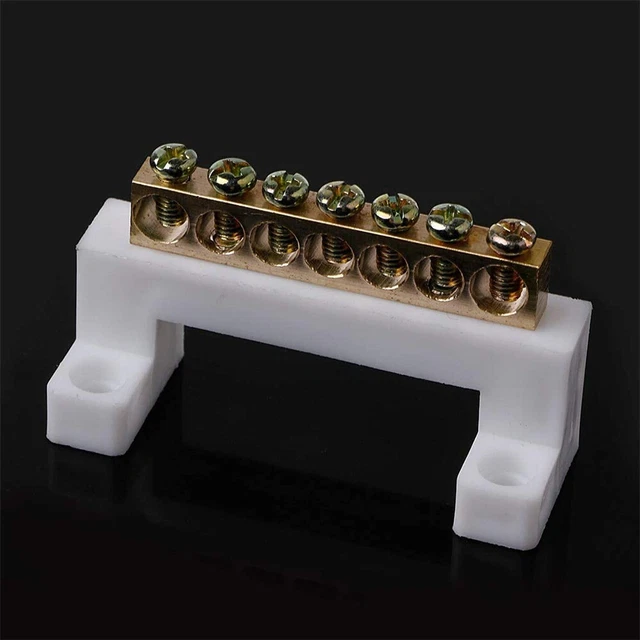 7-POSITIONS SINGLE ROW High Bridge Design Electrical Barrier Terminal ...
