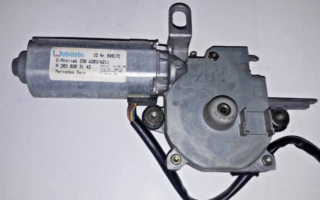 MERCEDES BENZ W211 W219 w203 w209 MOTEUR DE TOIT OUVRANT 2038203142 OEM ...