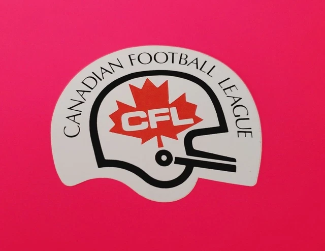 VINTAGE CFL CANADIAN Football League Logo Sticker Decal $15.00 ...