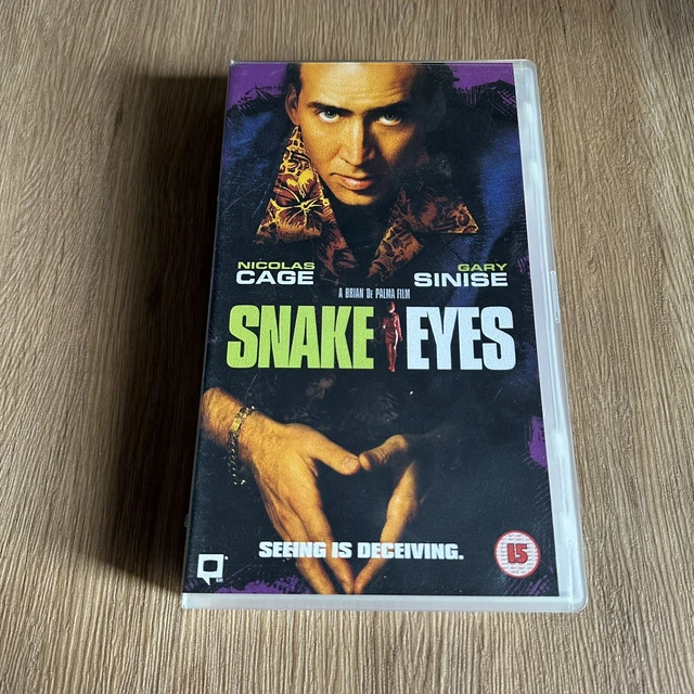 SNAKE EYES - VHS Video Tape Cassette - Nicolas Cage £8.95 - PicClick UK