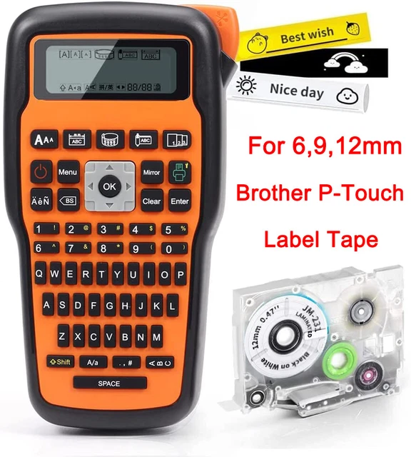BROTHER P-TOUCH INDUSTRIAL Label Maker Printer for TZe-231 TZ231 12mm ...