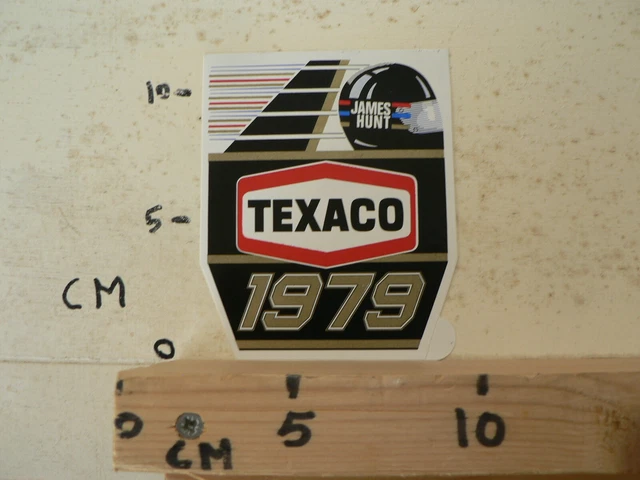 STICKER,DECAL JAMES HUNT Texaco 1979 Formula One F1 Grandprix EUR 7,99 ...