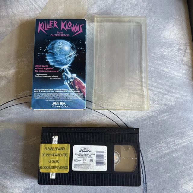 KILLER CLOWNS FROM Outer Space 1988 Media VHS Tape £283.52 - PicClick UK