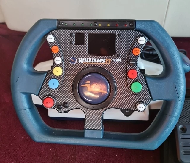 SONY PLAYSTATION 2 Joytech Williams F1 Team Racing Steering Wheel ...