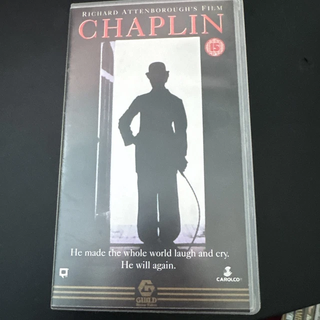 CHAPLIN EX RENTAL VHS Richard Attenborough Video Tape £7.55 - PicClick UK