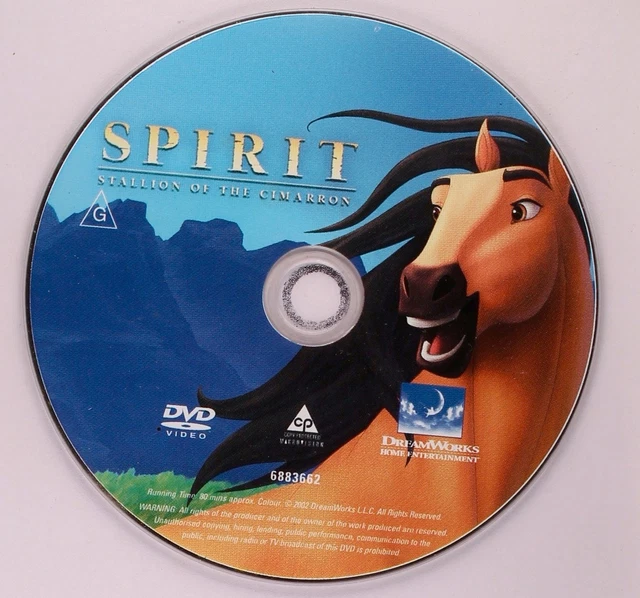 SPIRIT-STALLION OF THE Cimarron (DVD, 2002) - Disc Only £2.55 - PicClick UK