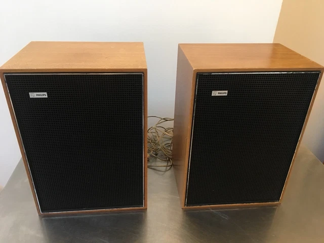 PHILIPS 22 RH 482/00T SPEAKERS VINTAGE Retro £16.00 - PicClick UK