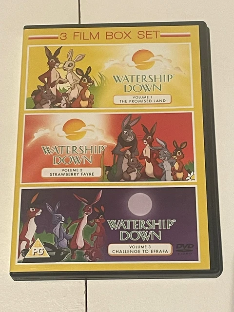 WATERSHIP DOWN 3 DVDs Volume 1 2 3 Film Box Set £0.05 - PicClick UK