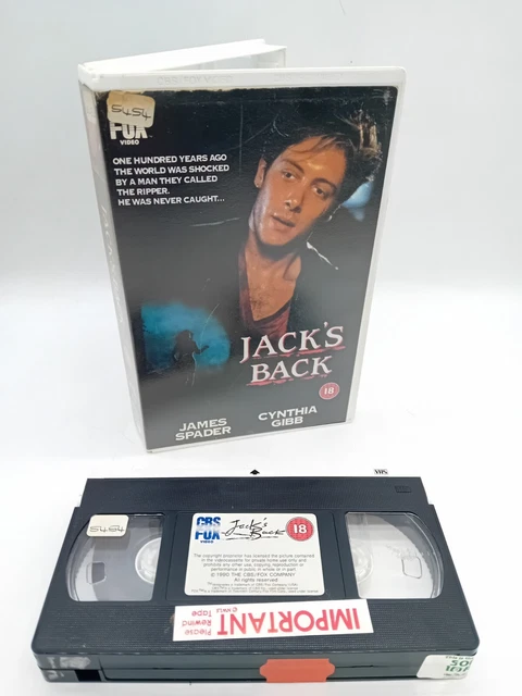JACK'S BACK (JACK The Ripper/James Spader. VHS Tape Big Box 1987 Ex ...