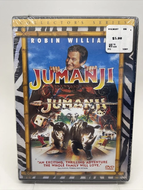 JUMANJI (DVD, 1995, Collector’s Series) Robin Williams Sealed Read ...