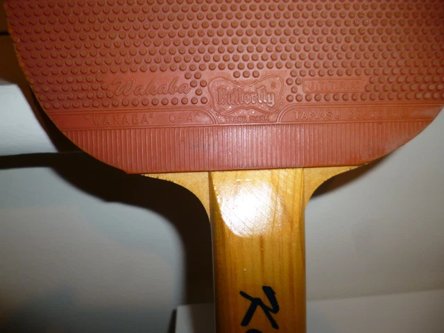 VINTAGE TAMASU BUTTERFLY Wakaba Junior 555 table tennis bat £10.80 ...