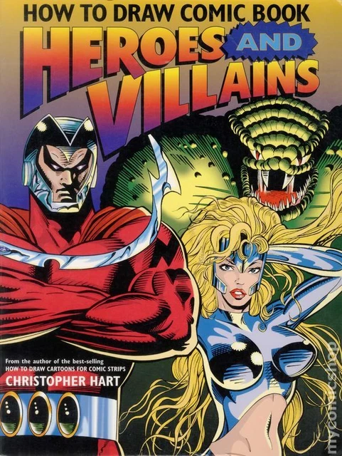 HOW TO DRAW Comic Book Heroes and Villains SC #1-REP FN 1995 Stock ...