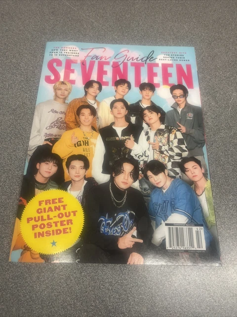 FAN GUIDE TO the band Seventeen 2024 magazine pull out poster £8.84 ...