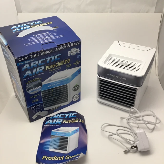 ONTEL ARCTIC AIR Pure Chill 2.0 Evaporative Ultra Portable Personal ...