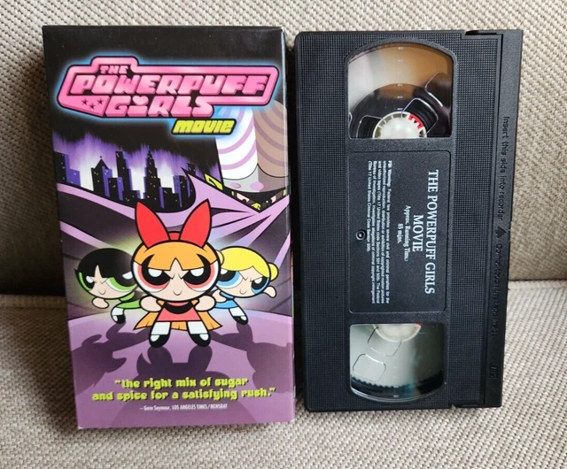 THE POWERPUFF GIRLS Movie VHS Cartoon Network 2002 Clamshell Dexter's ...